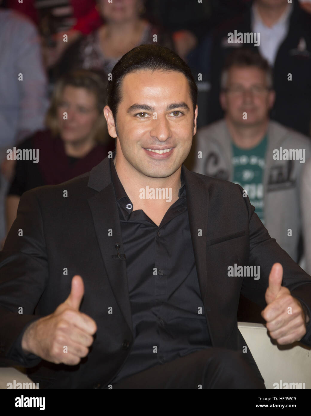 German ZDF TV Talkshow Markus Lanz at Fernsehmacher-Studio Featuring ...