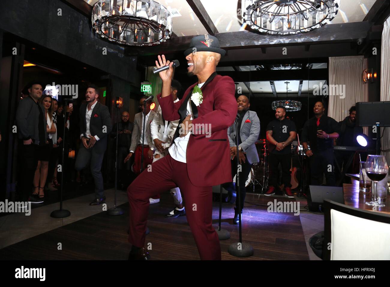 Pia Toscano and Jimmy Smith's Bridal Celebration at The District Restaurant in West Hollywood ...