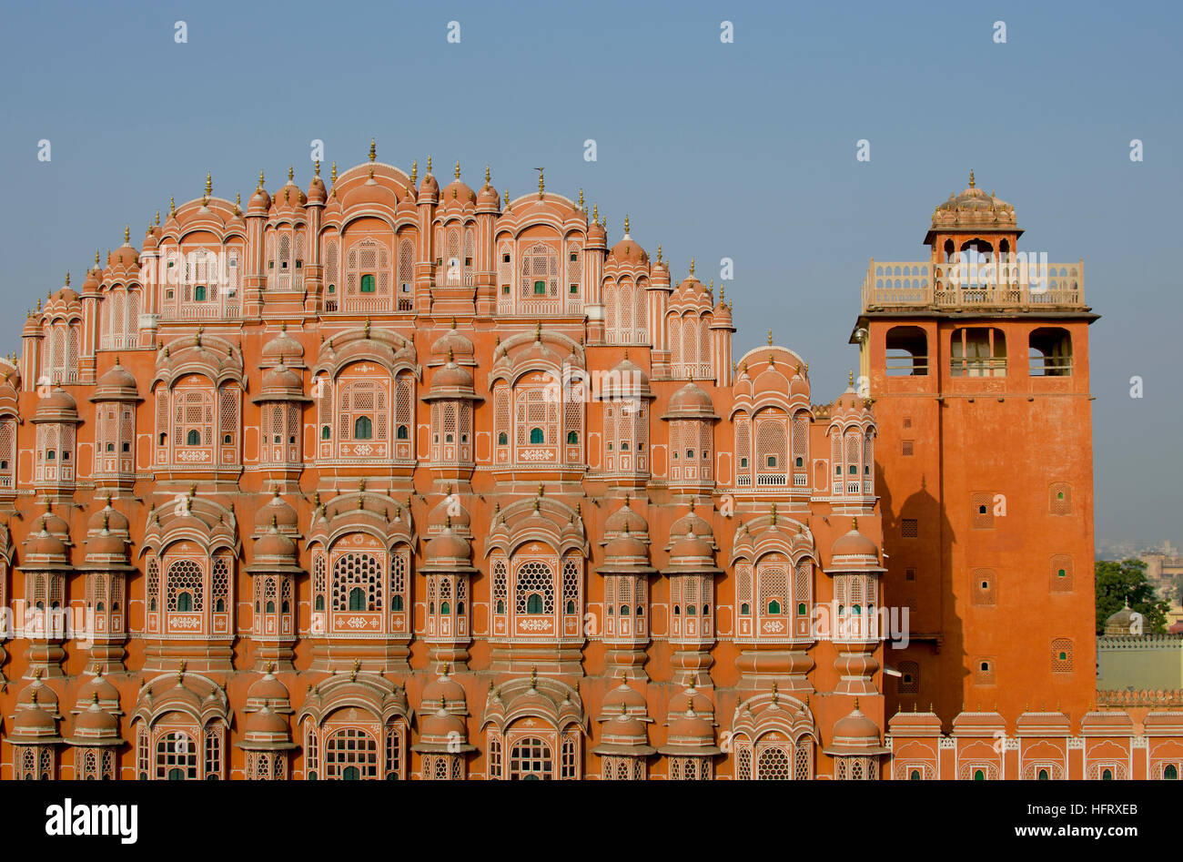 The palace in India Jaipur Hava Makhal,a construction, architecture ...