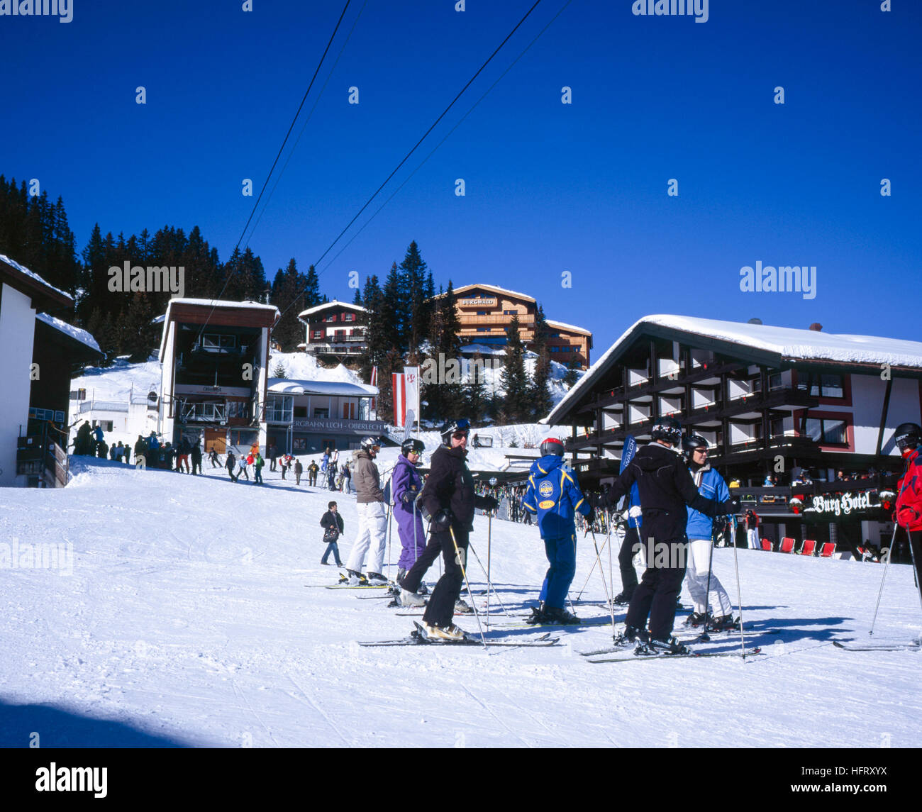 Oberlech Lech Arlberg Austria Stock Photo - Alamy