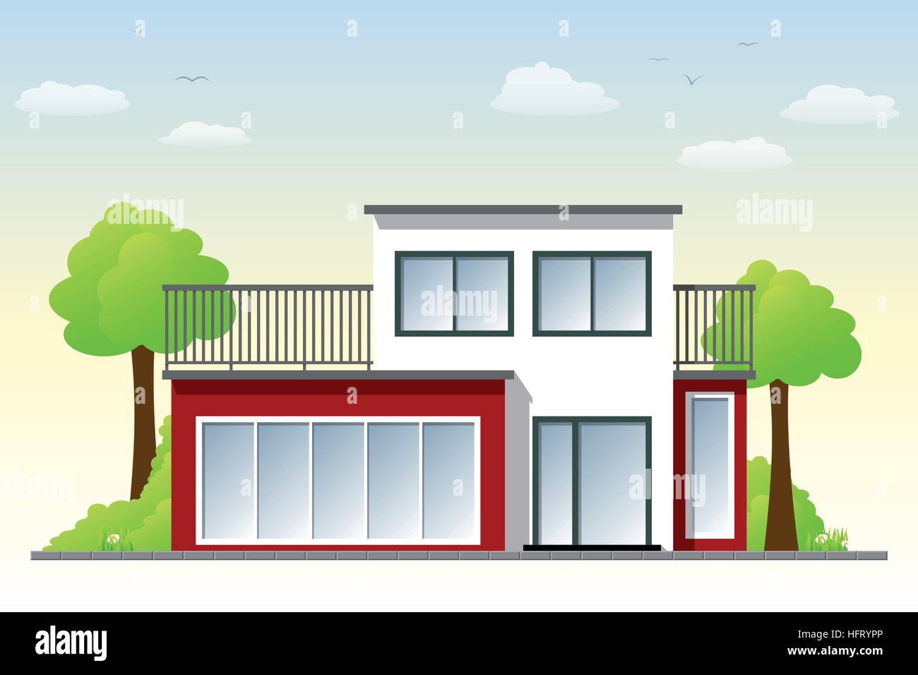 Peaceful architecture Stock Vector Images - Alamy