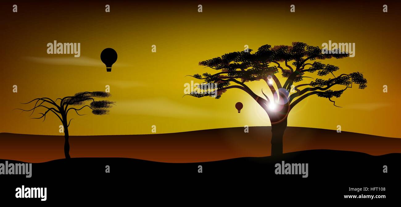 East african banner Stock Vector Images - Alamy