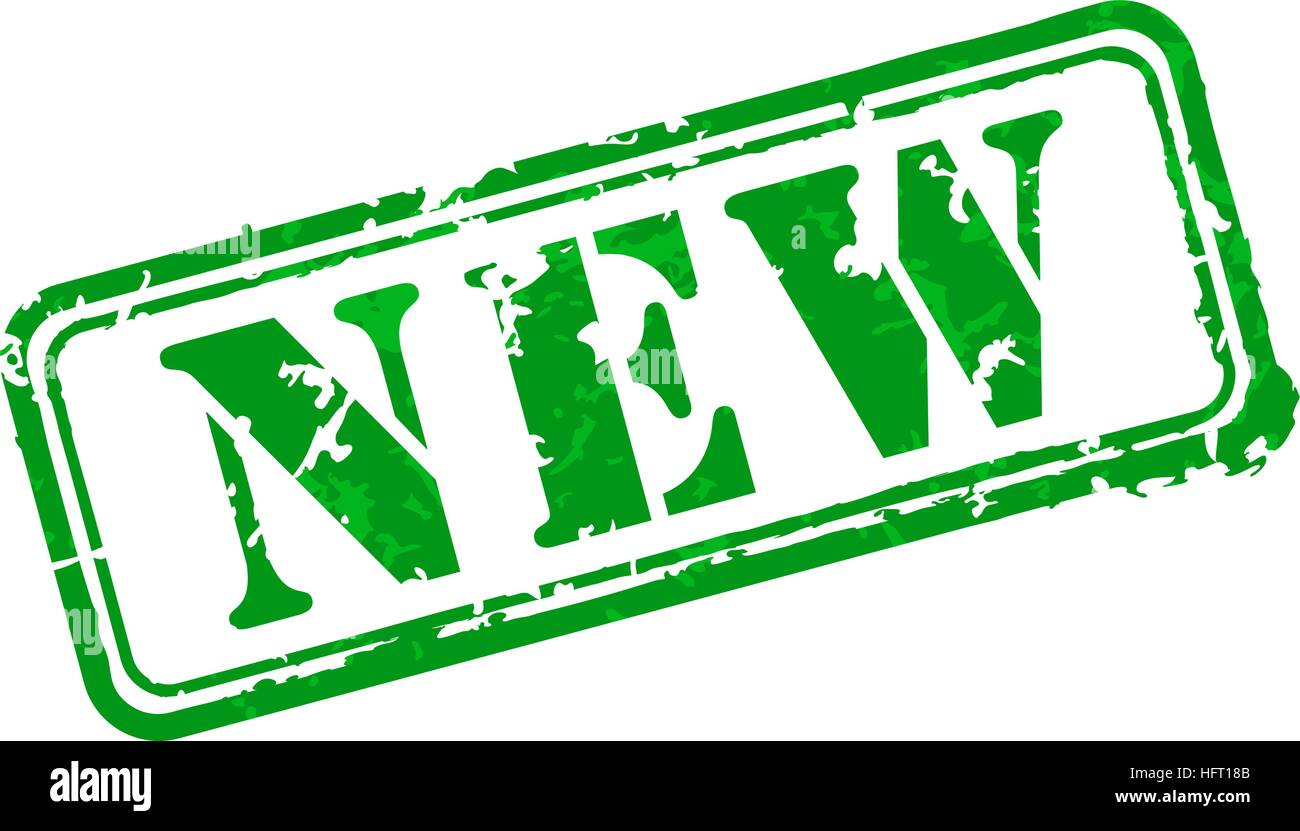 New rubber stamp Stock Vector Image & Art - Alamy