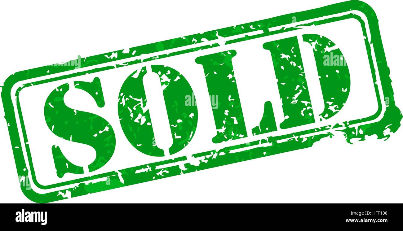 Sold rubber stamp Stock Vector Image & Art - Alamy