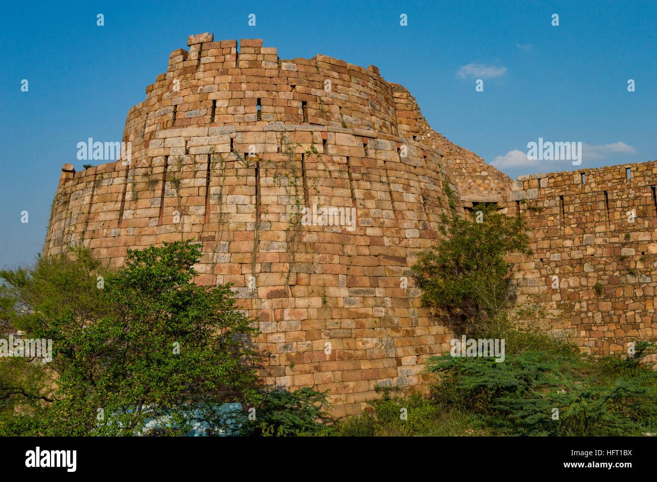 Tughlaqabad Fort is a ruined fort in Delhi, stretching over 6 km, built ...