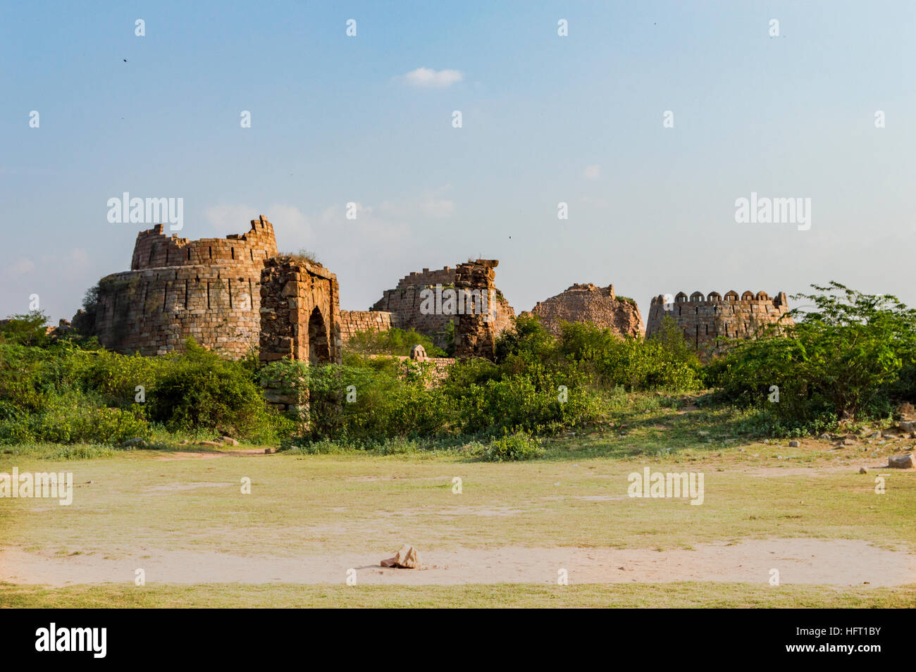 Tughlaqabad Fort is a ruined fort in Delhi, stretching over 6 km, built ...