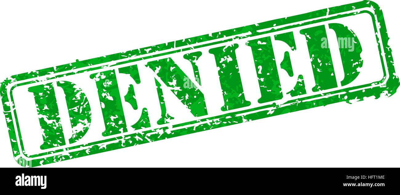Denied rubber stamp Stock Vector Image & Art - Alamy