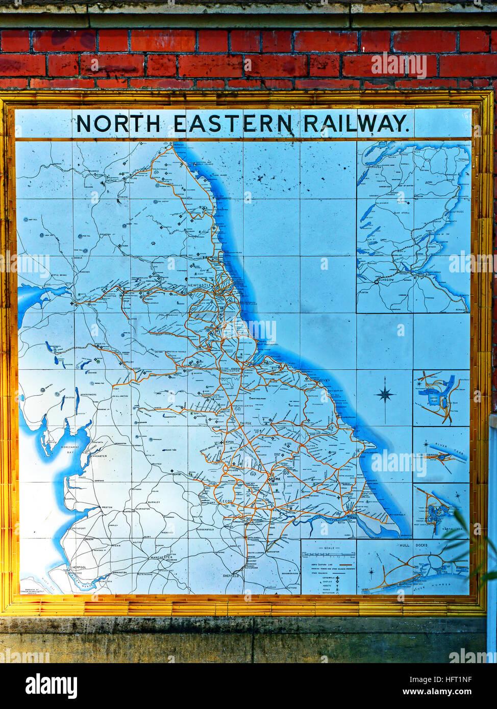 North shields map hi-res stock photography and images - Alamy