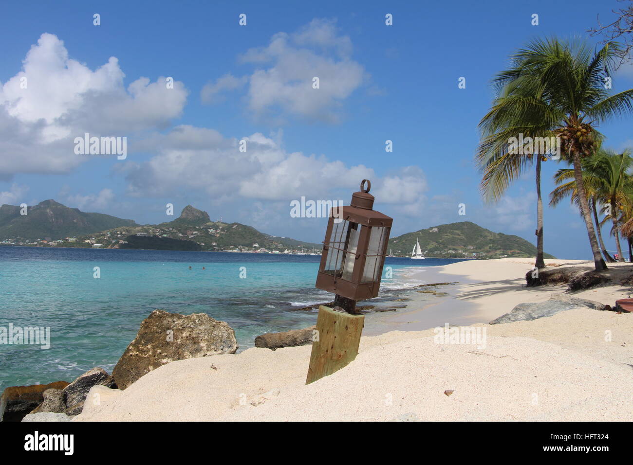 St vincent beach palm hi-res stock photography and images - Alamy