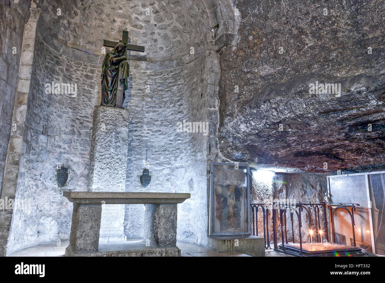 Grotto of the Invention of the Cross in the Church of the Holy ...