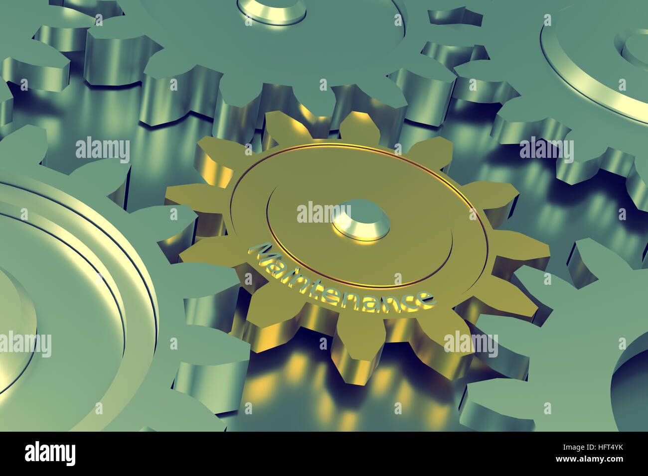 Machinery equipment concept golden cog hi-res stock photography and ...