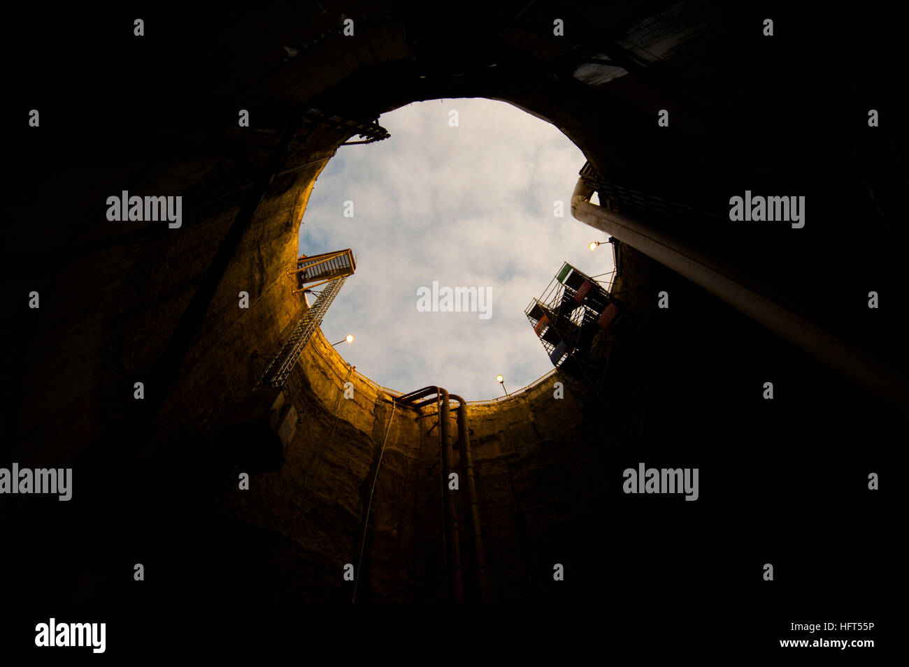 The East Side Big Pipe is a large sewer line and tunnel in Portland in ...