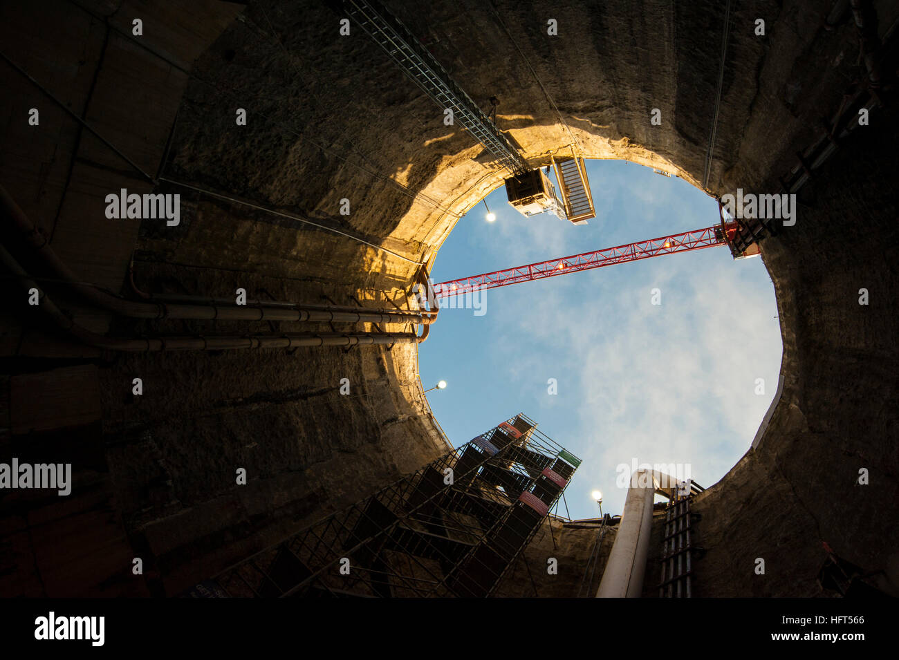 The East Side Big Pipe is a large sewer line and tunnel in Portland in ...