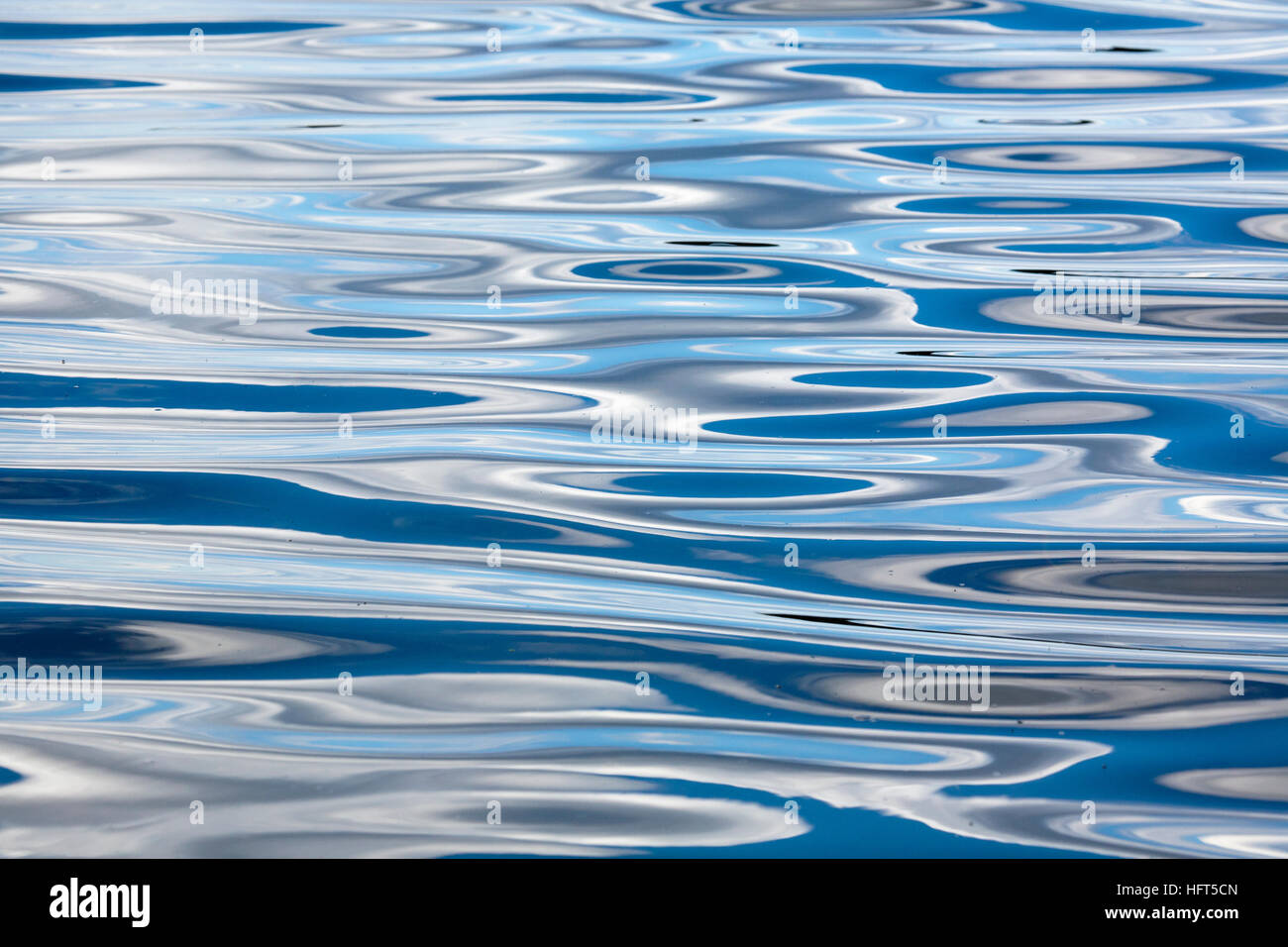 reflections on water surface Stock Photo - Alamy