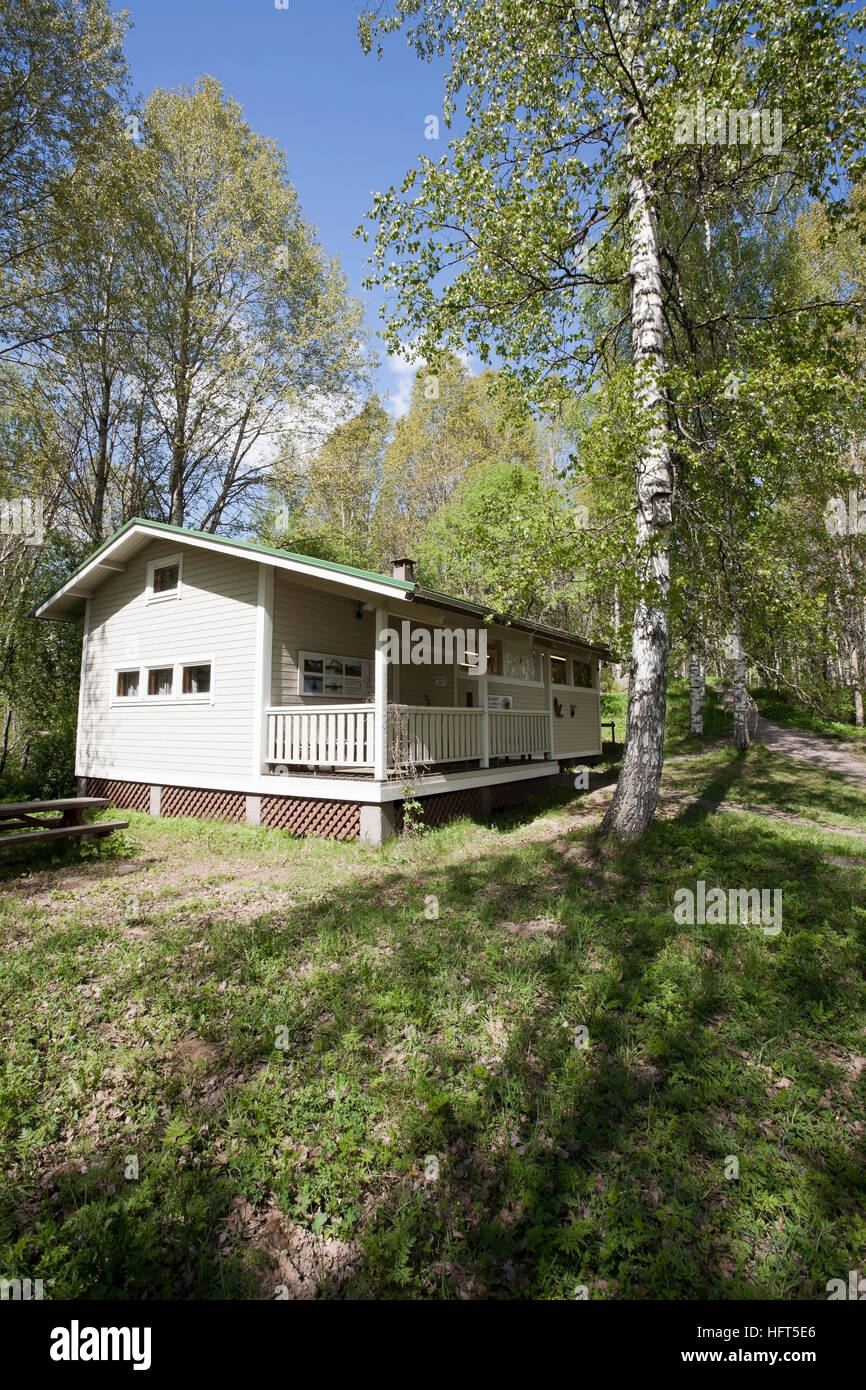 Siikalahti Nature Information Hut, Finland Stock Photo - Alamy
