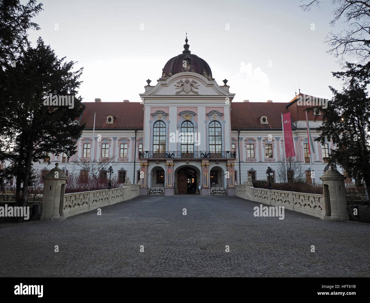 Godollo palace front facade, Godollo, Hungary Stock Photo - Alamy
