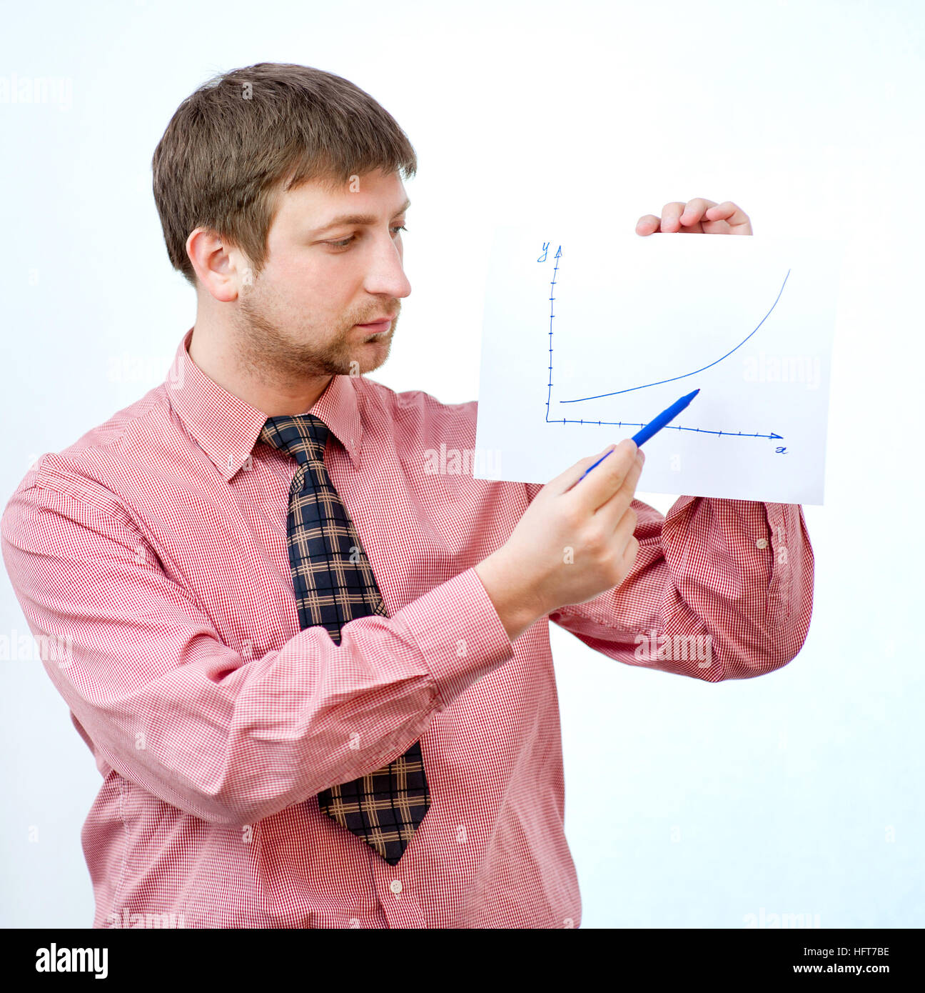 male writing something on transparent paper with Stock Photo - Alamy