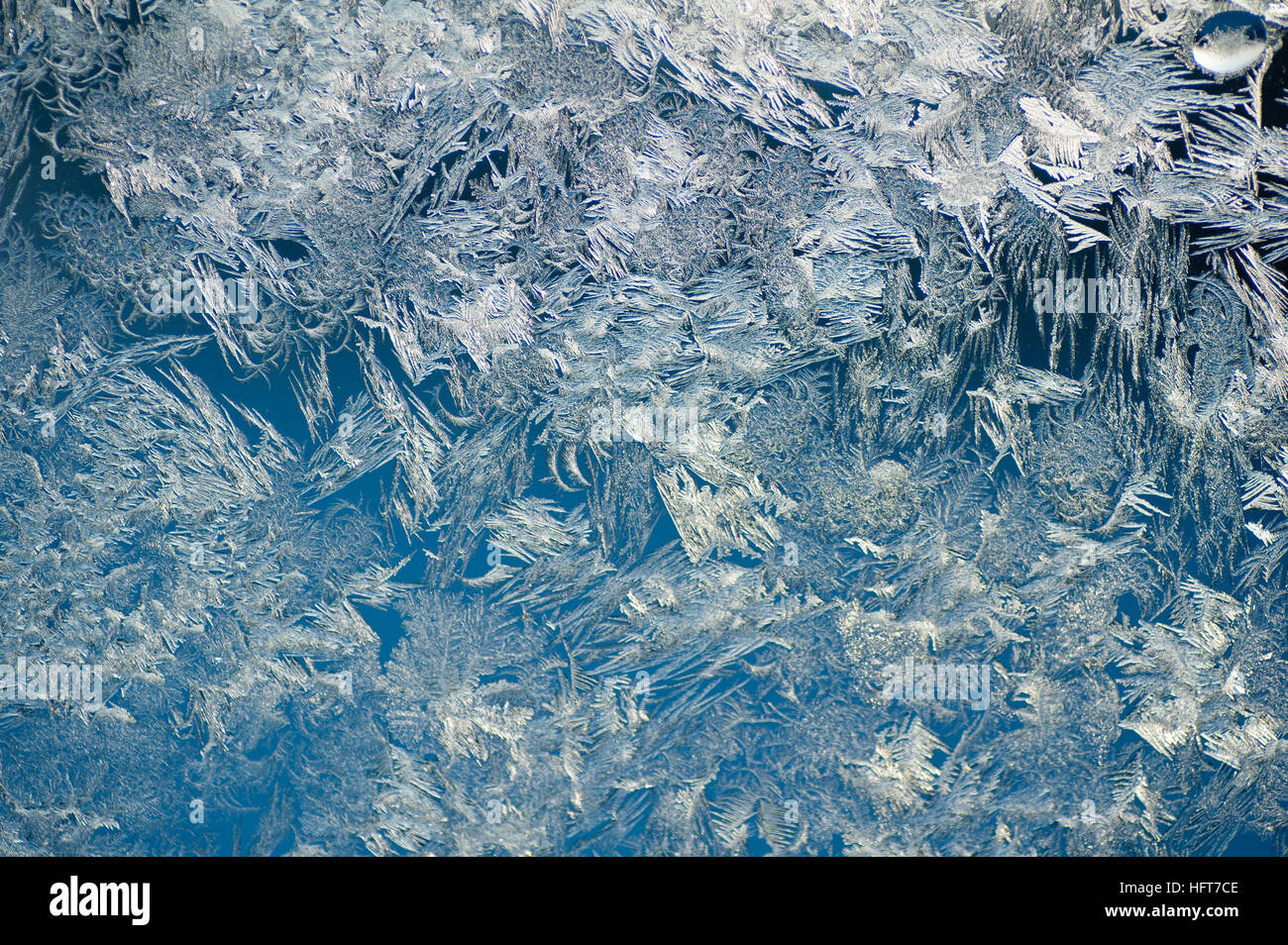 texture of patterns on frozen window glass Stock Photo - Alamy