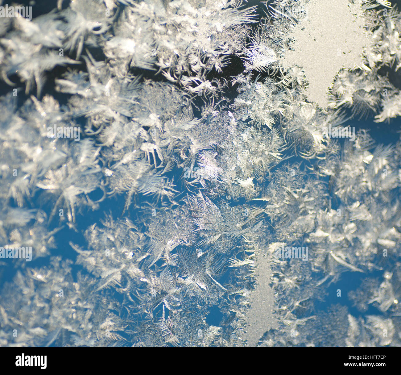 texture of patterns on frozen window glass Stock Photo - Alamy