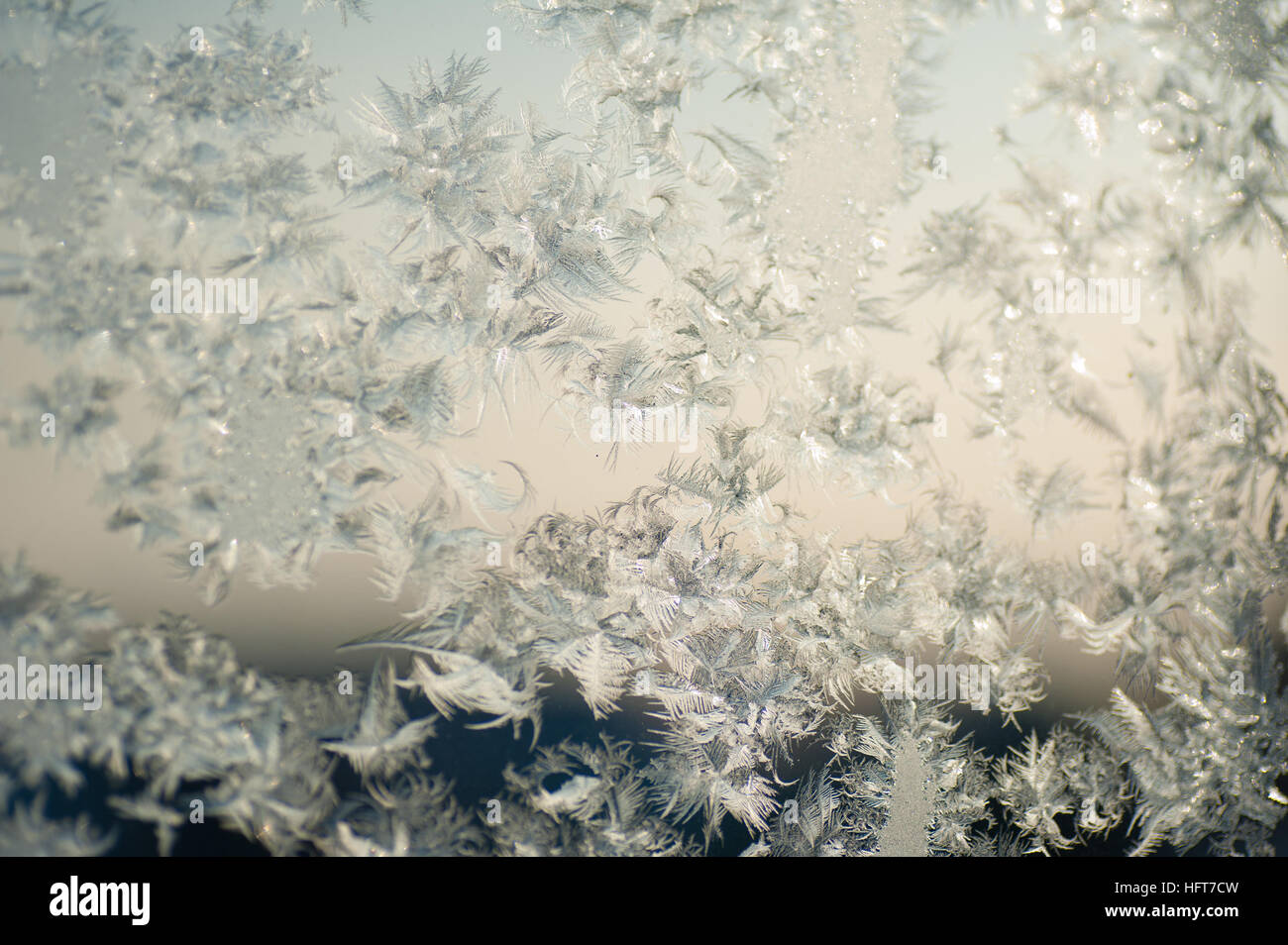 texture of patterns on frozen window glass Stock Photo - Alamy