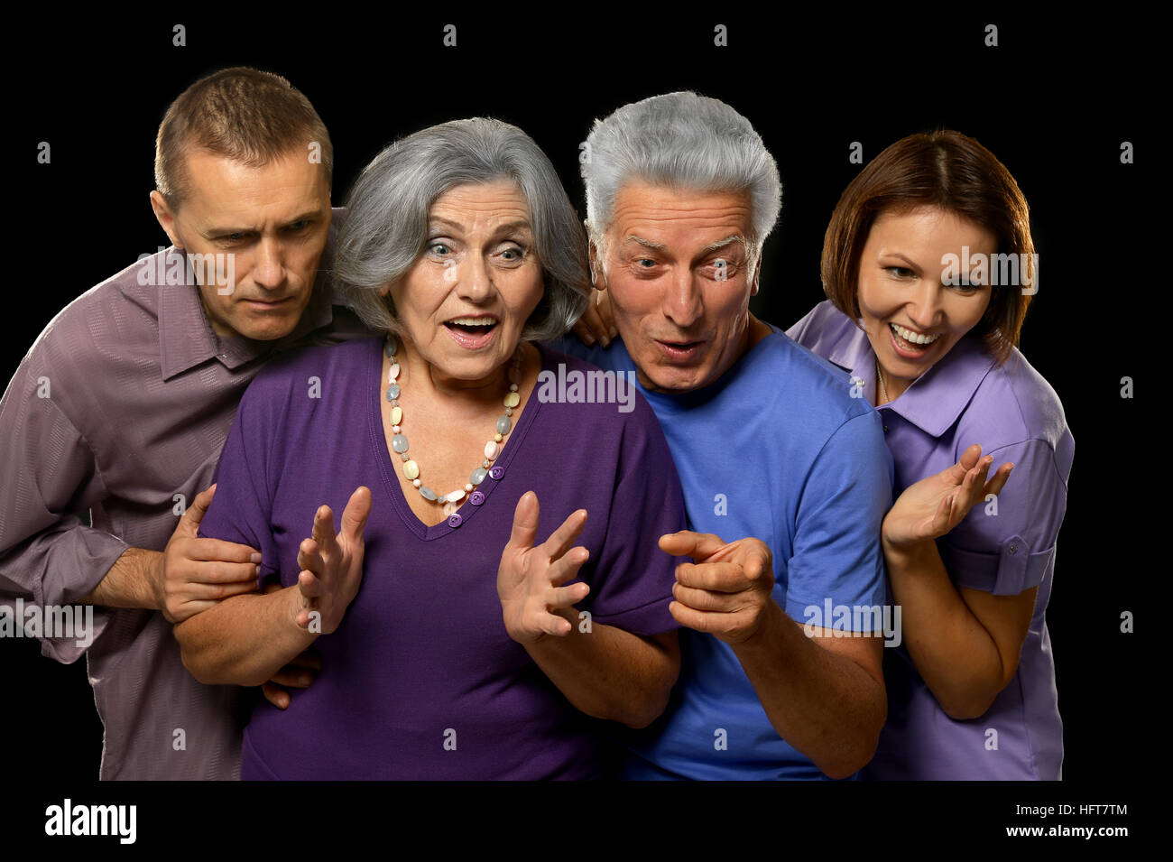 smiling people posing Stock Photo - Alamy