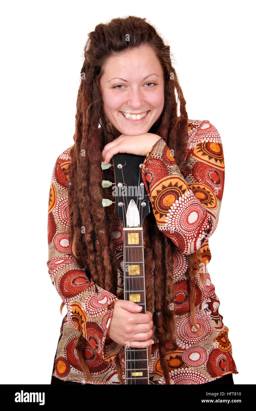 Beautiful girl dreadlocks hi-res stock photography and images - Alamy