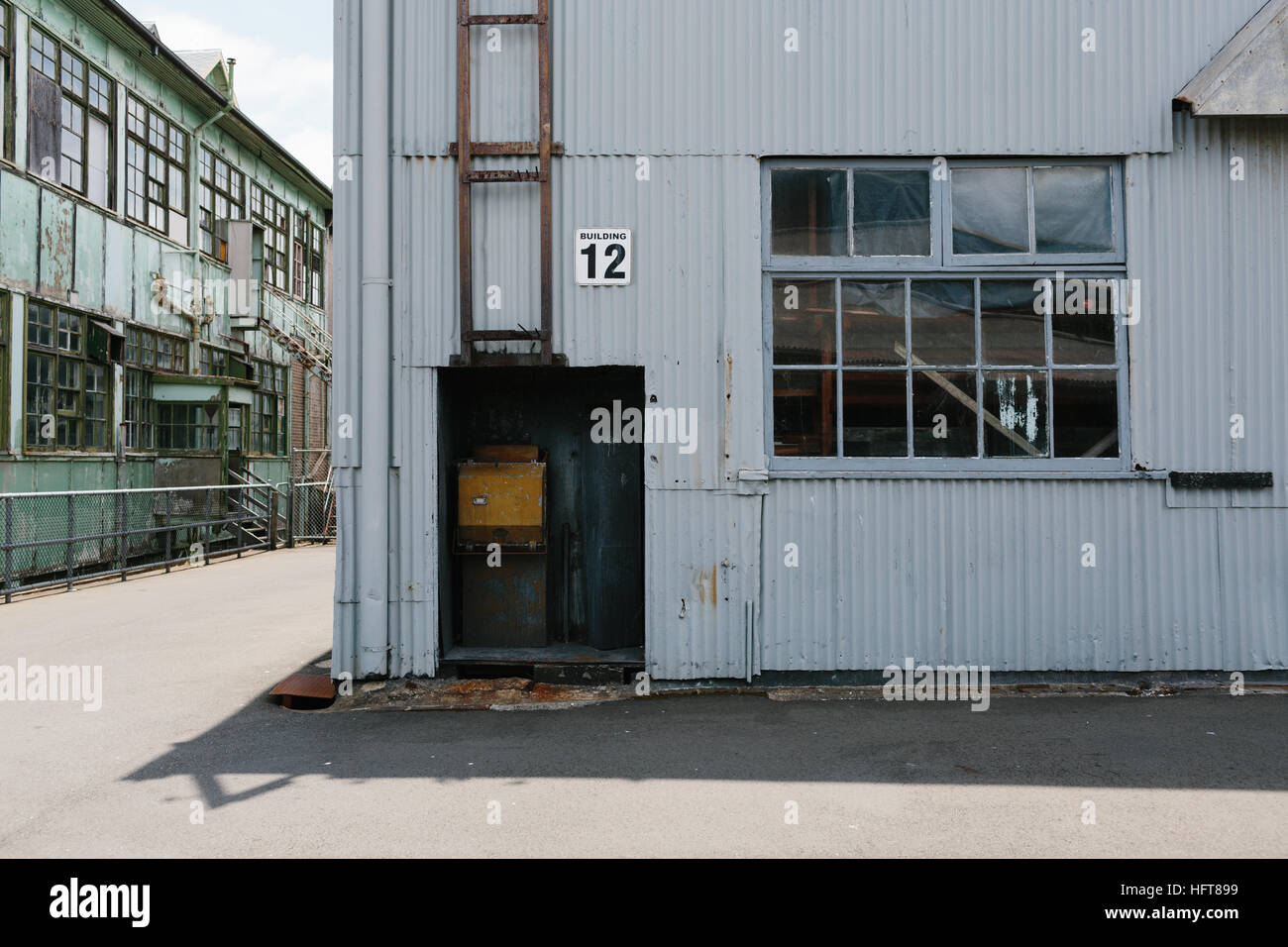Factory buildings in the Ship Design Precinct of Cockatoo Island ...