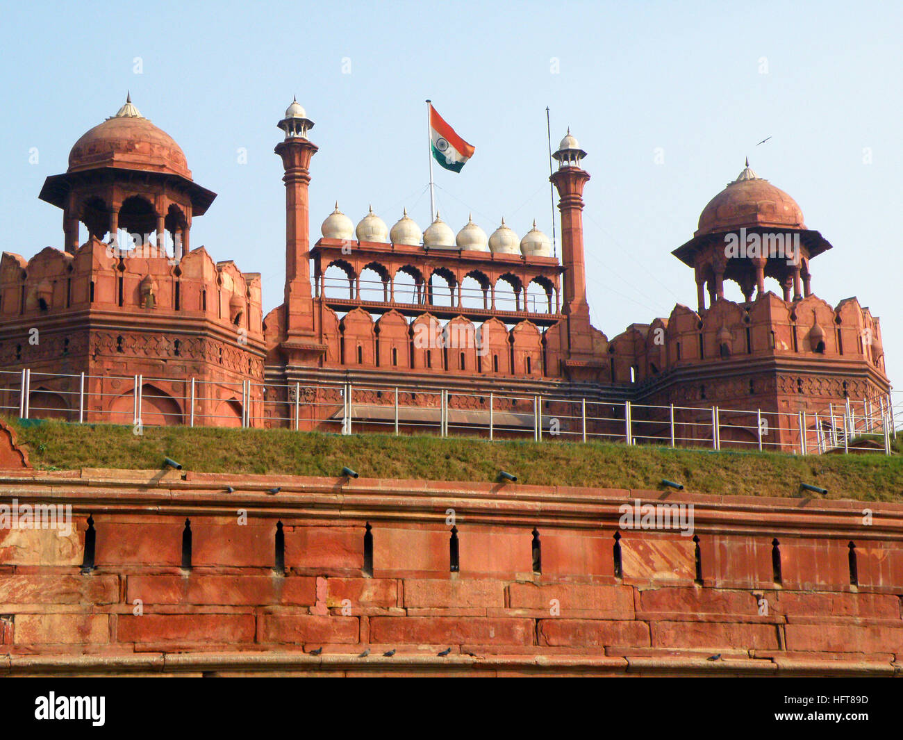 Red Fort, Stunning Fortress in New Delhi of India Stock Photo - Alamy