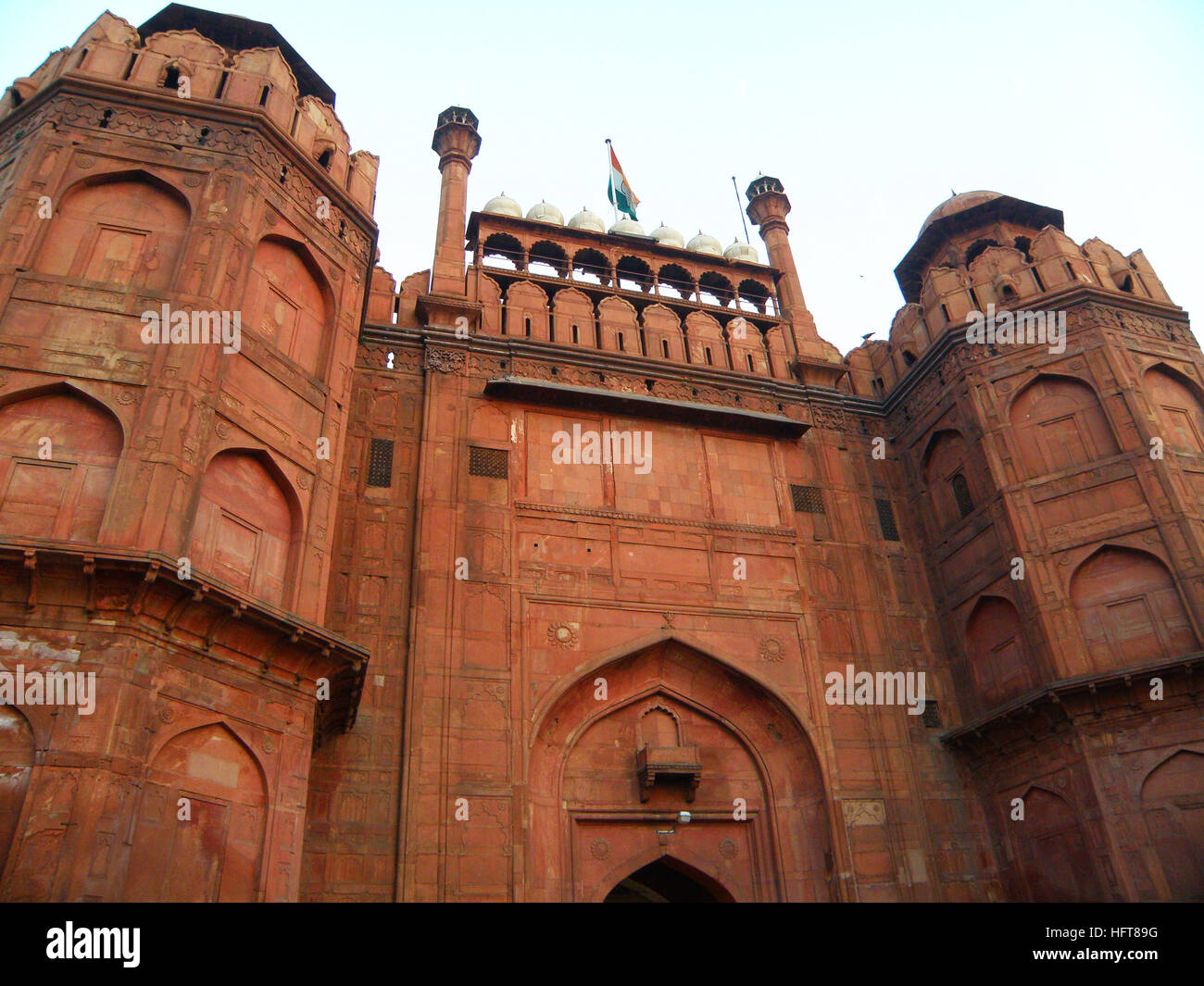 Stunning Main Gate of Red Fort, New Delhi, India, UNESCO World Heritage ...