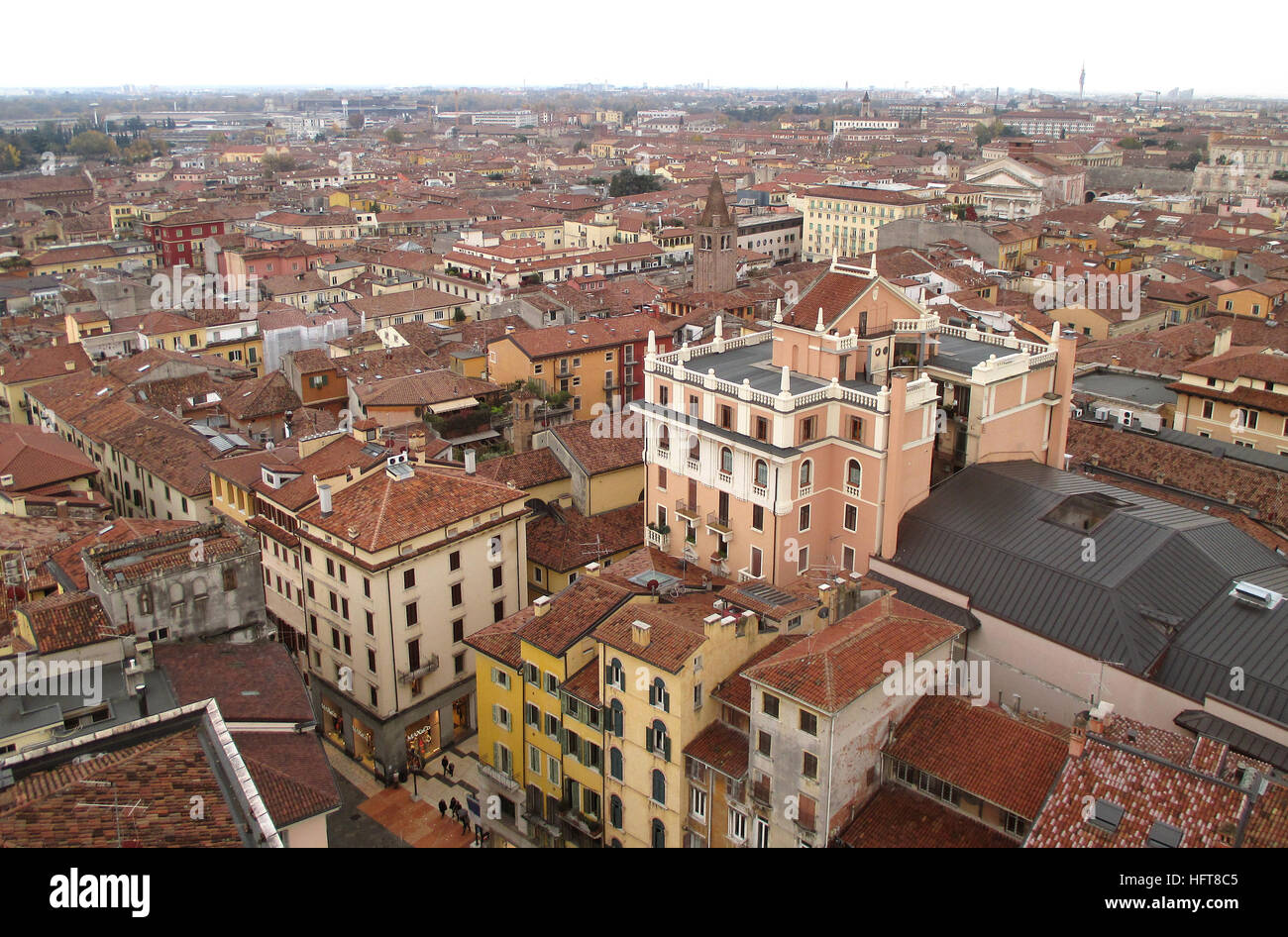 Stunning Vintage Architecture and the Cityscape of Verona Old Town ...
