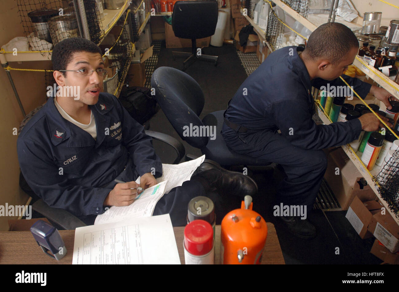 061025-N-1332Y-174 Pacific Ocean (Oct. 25, 2006) - Storekeeper 3rd ...