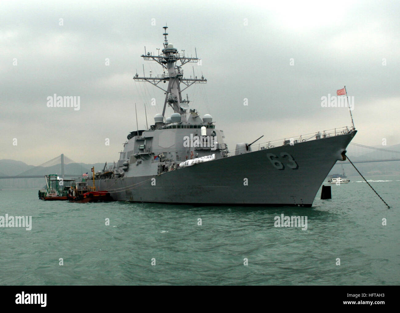 2006 guided missile destroyer uss stethem ddg 63 hi-res stock ...
