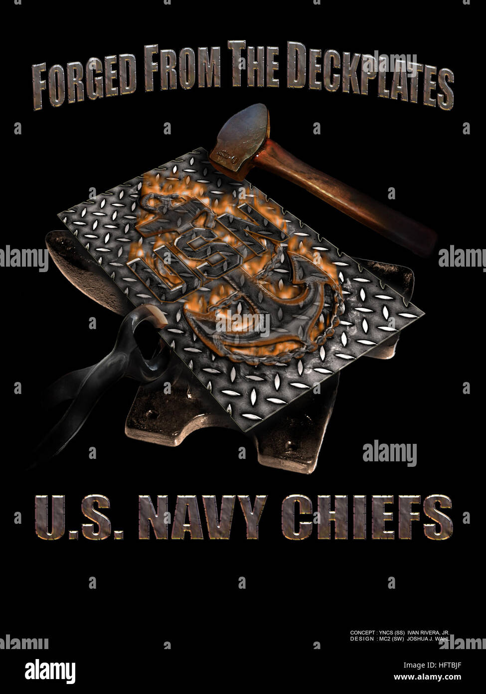 2008 u s navy chief poster concept hi-res stock photography and images ...