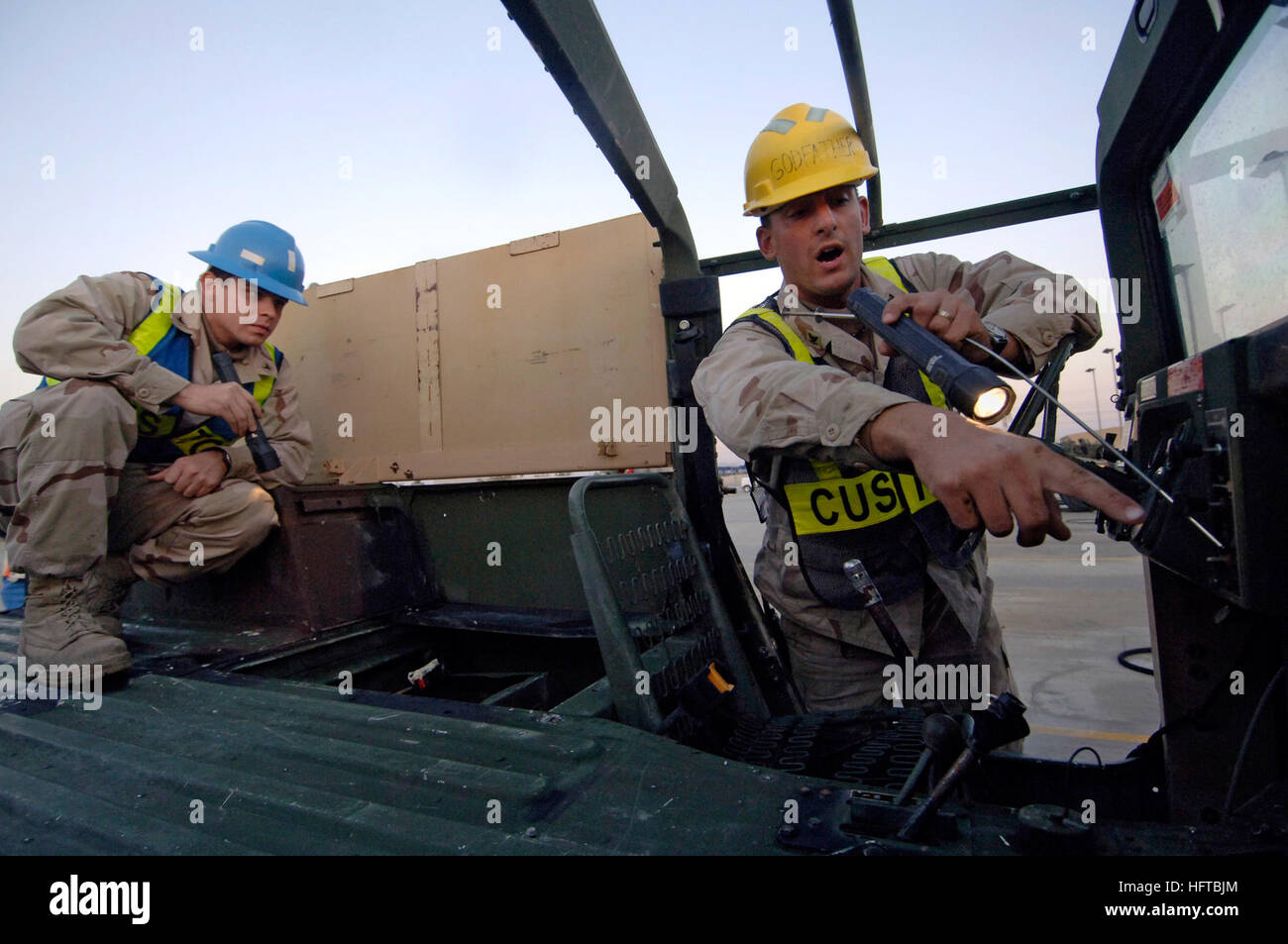 Navy Customs Battalion Romeo personnel conducted quality control ...