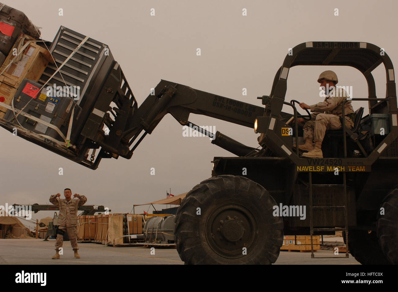 061216-N-5758H-114 Al Taqaddum, Iraq (Dec. 16, 2006) - Storekeeper 3rd ...