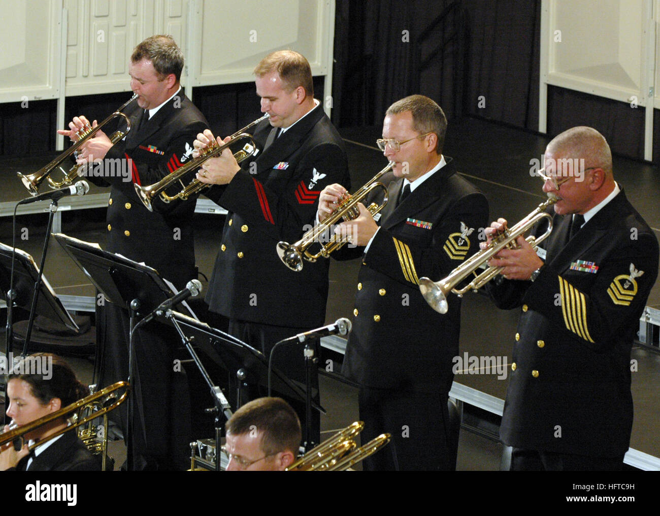U s navy band trumpet hi-res stock photography and images - Alamy