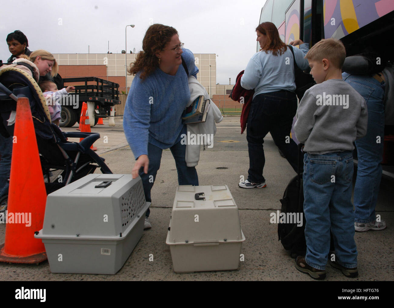Emergency evacuation bus hi-res stock photography and images - Alamy