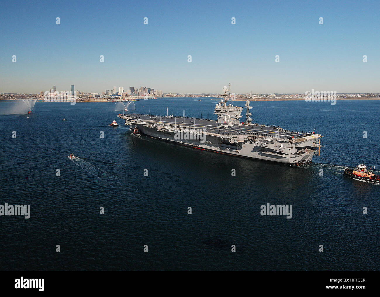 Uss john f kennedy naval vessel hi-res stock photography and images - Alamy