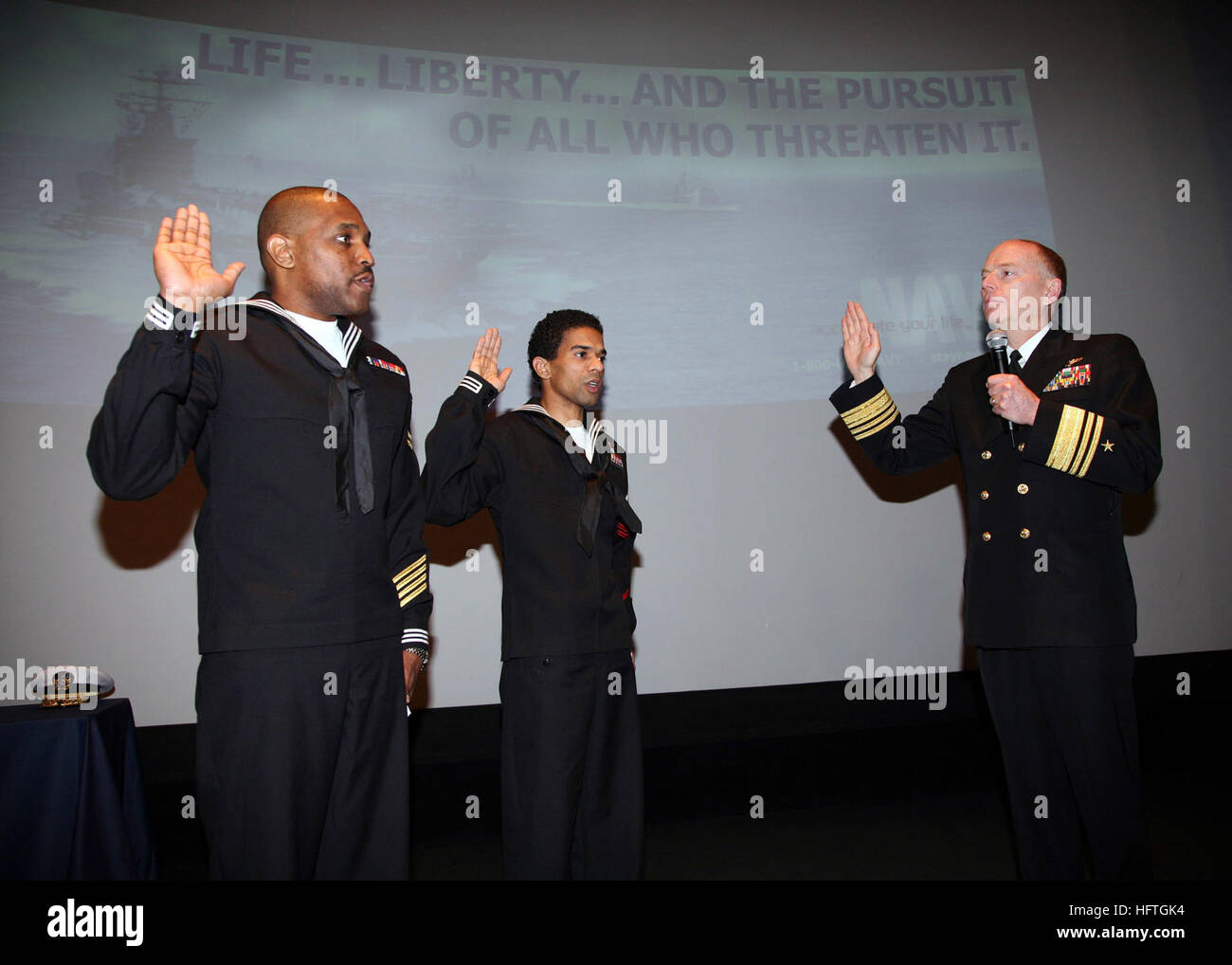 United states naval reserve oath hi-res stock photography and images ...