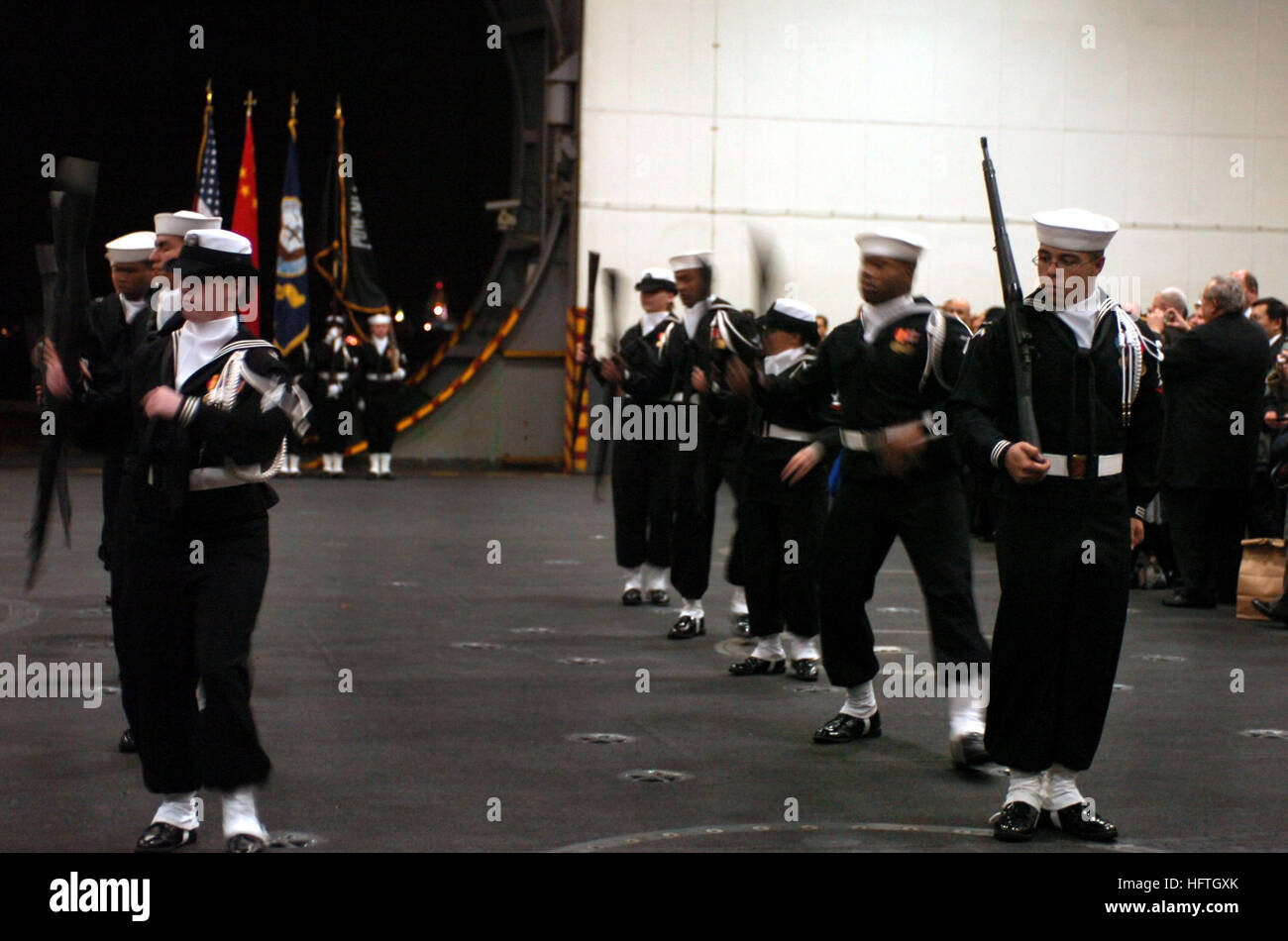 Honor guard aboard uss hi-res stock photography and images - Alamy