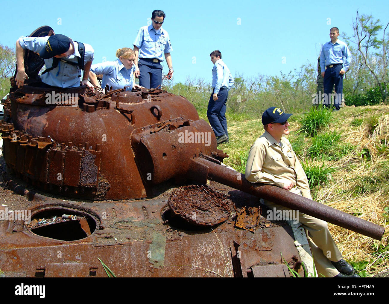 Battle of okinawa tank hi-res stock photography and images - Alamy