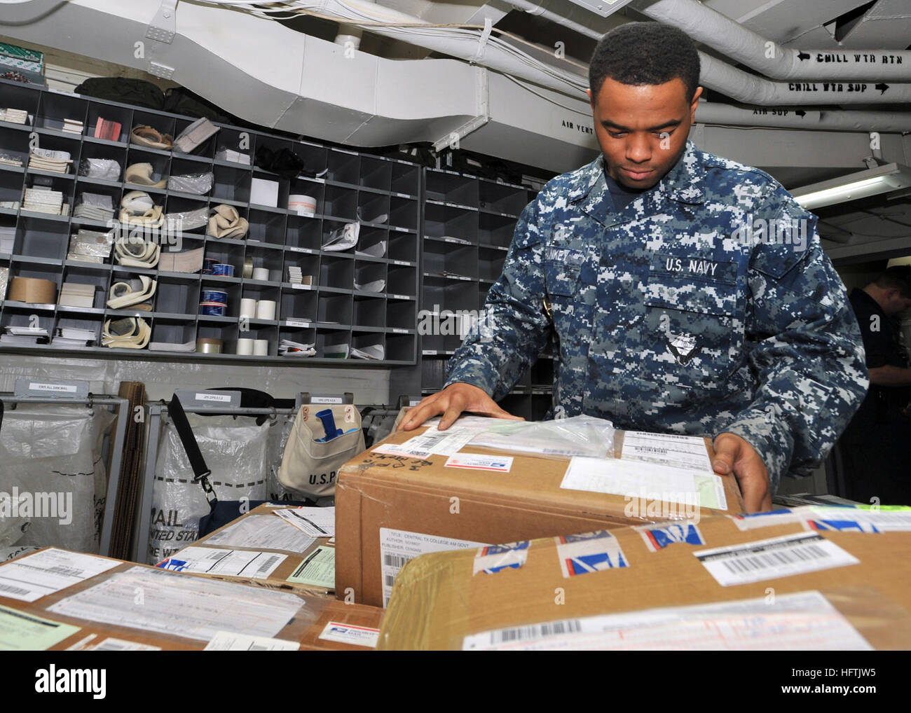 Personnel aboard uss enterprise hi-res stock photography and images - Alamy