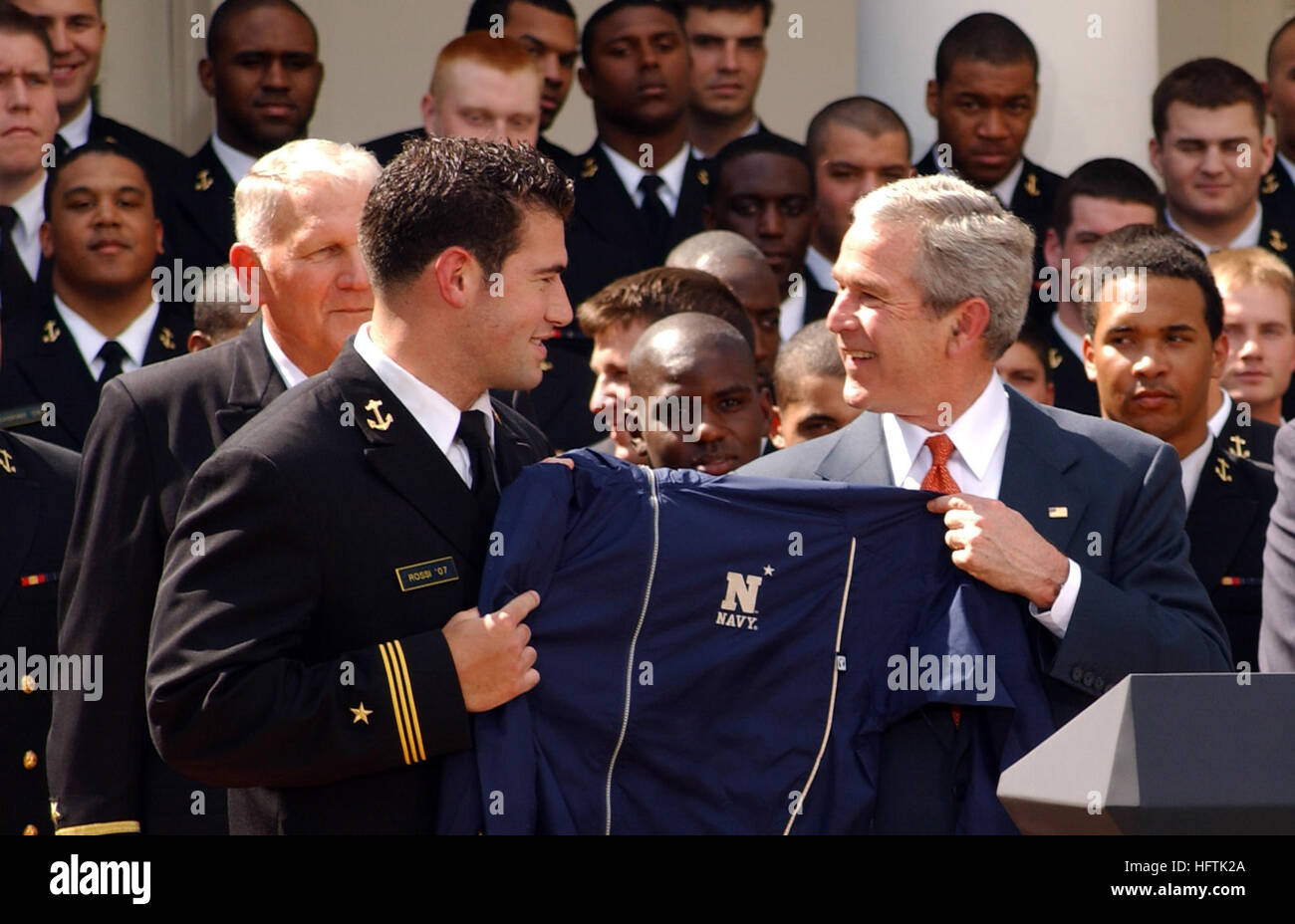 070402-N-1134L-003 WASHINGTON (April 2, 2007) Ð U.S. Naval Academy ...