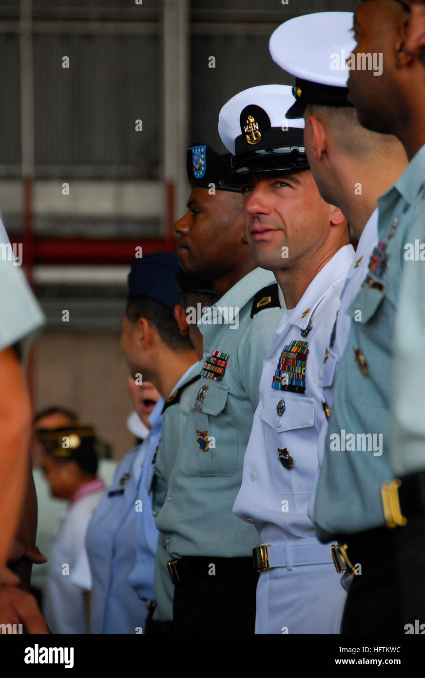 Arrival ceremony at hickam afb hi-res stock photography and images - Alamy