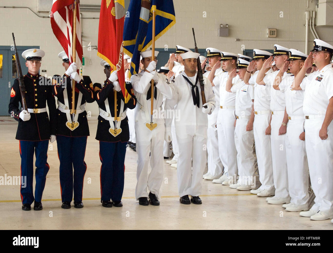 Color guard parades the colors hi-res stock photography and images - Alamy