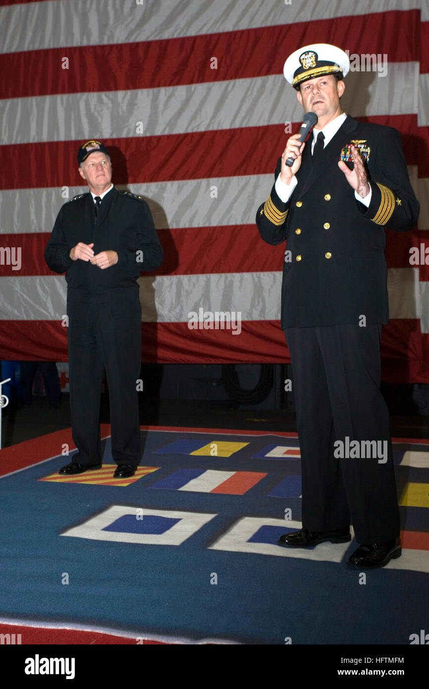 Uss kitty hawk cv 63 commanding officer hi-res stock photography and ...