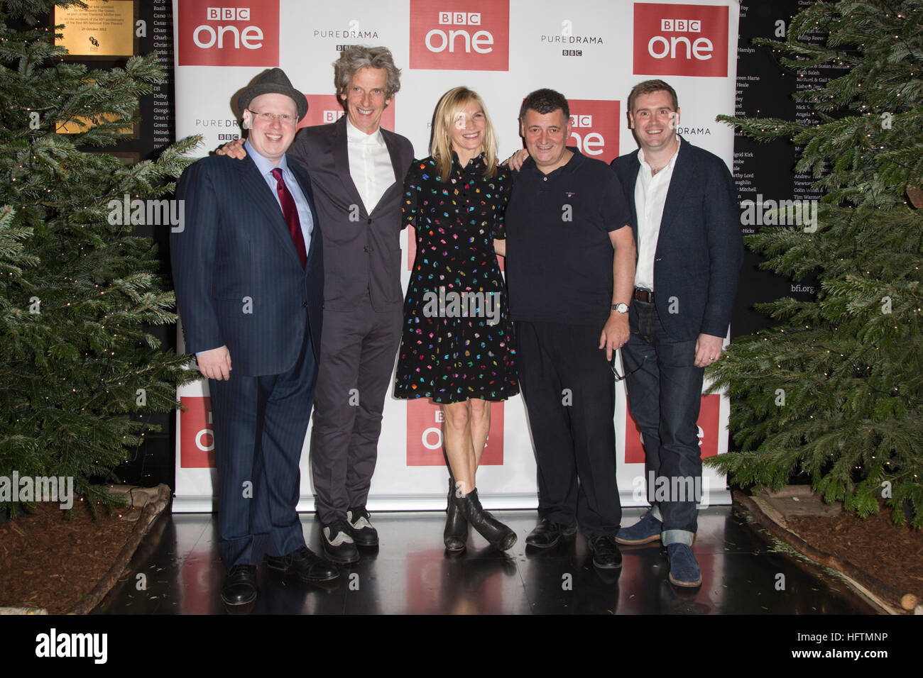 London, UK. 14 December 2016. L-R: Matt Lucas (Nardole), Peter Capaldi ...