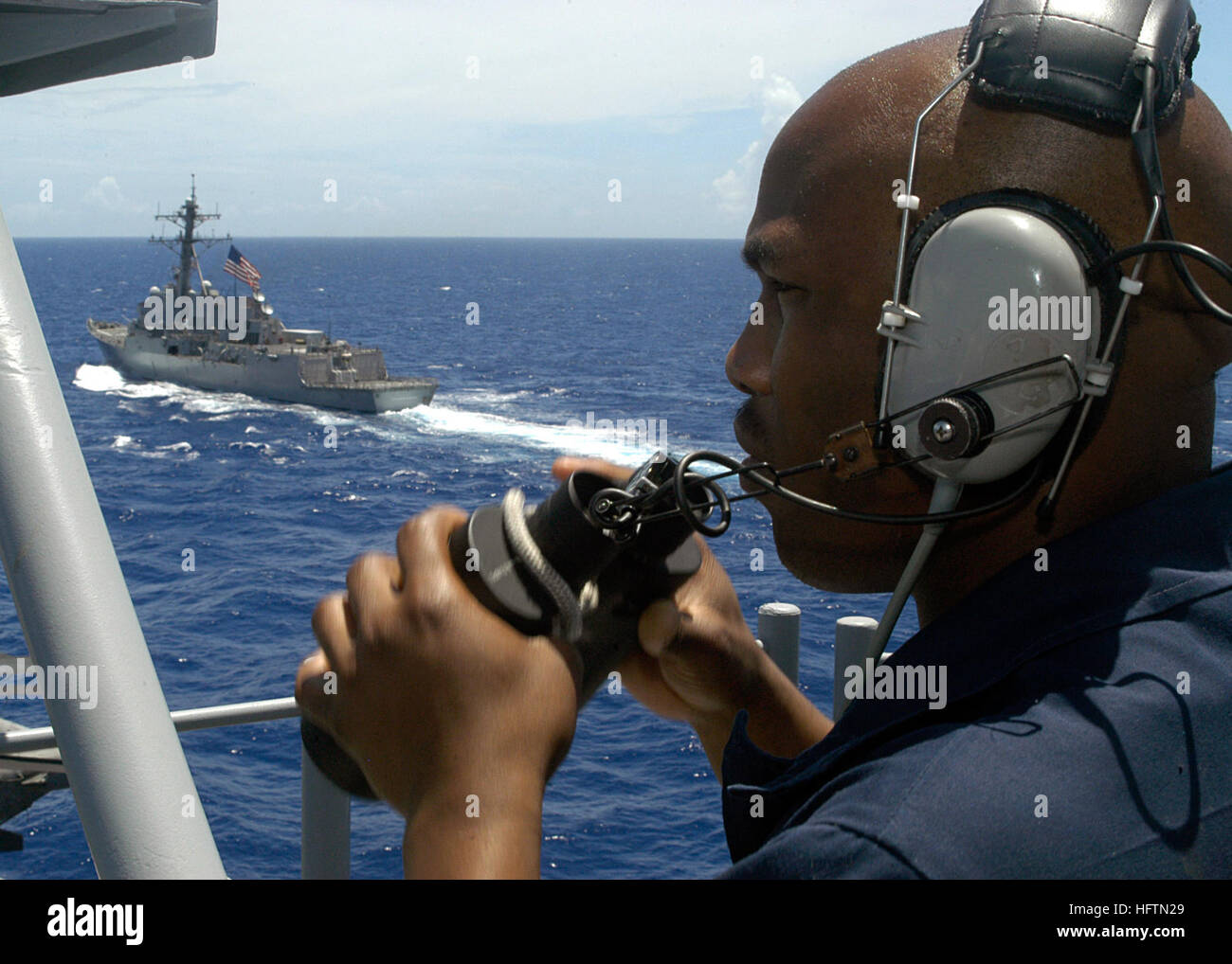 070501-N-4281P-093 PACIFIC OCEAN (May 1, 2007) - Seaman Darrell Parker ...