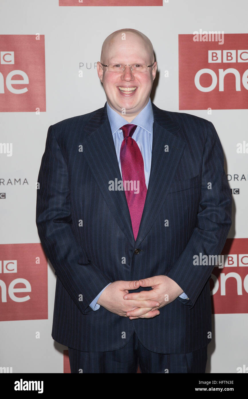 London, UK. 14 December 2016. Pictured: Actor Matt Lucas. Peter Capaldi ...