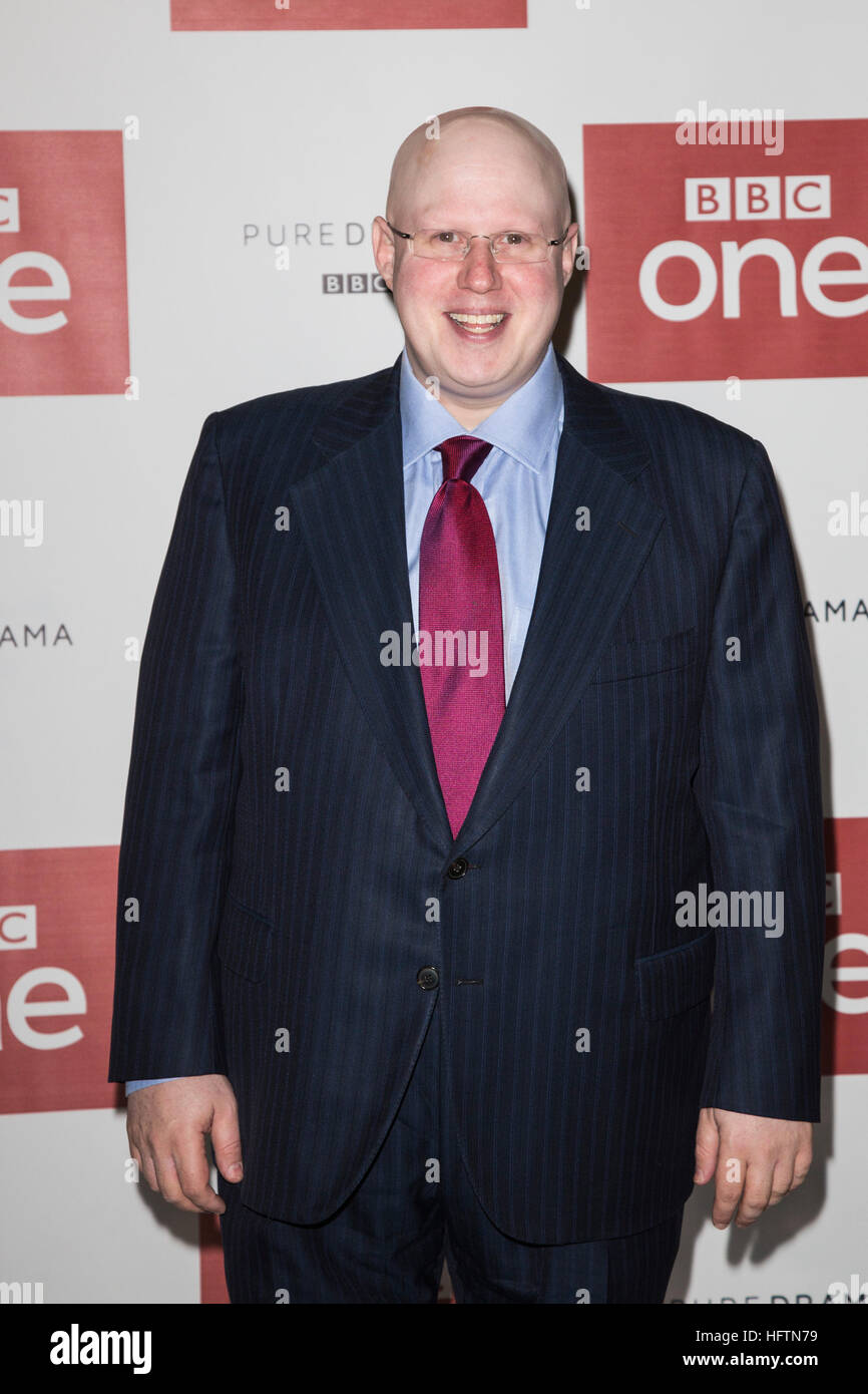 London, UK. 14 December 2016. Pictured: Actor Matt Lucas. Peter Capaldi ...